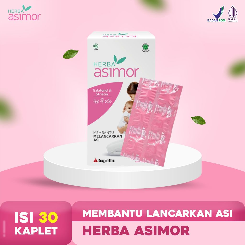 Herbal Asimor Breast Milk Booster - 5 Strips @ 6 Caplets (Total 30 ...