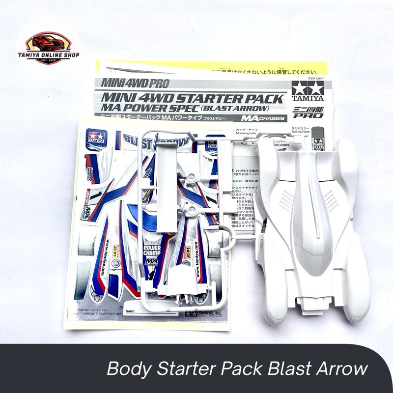 Tamiya 18647 Body Starter Pack BLAST ARROW MA Chassis Body Original ...
