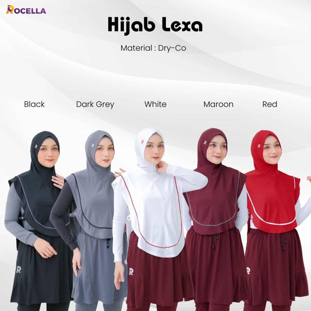 MERAH PUTIH Hijab Sport Sporty Sport Uniform For Women Muslim Muslimah ...