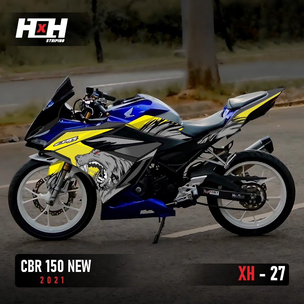 Sticker Striping Honda CBR 150R New KR45 R 2021 2022 2023 2024 lis ...