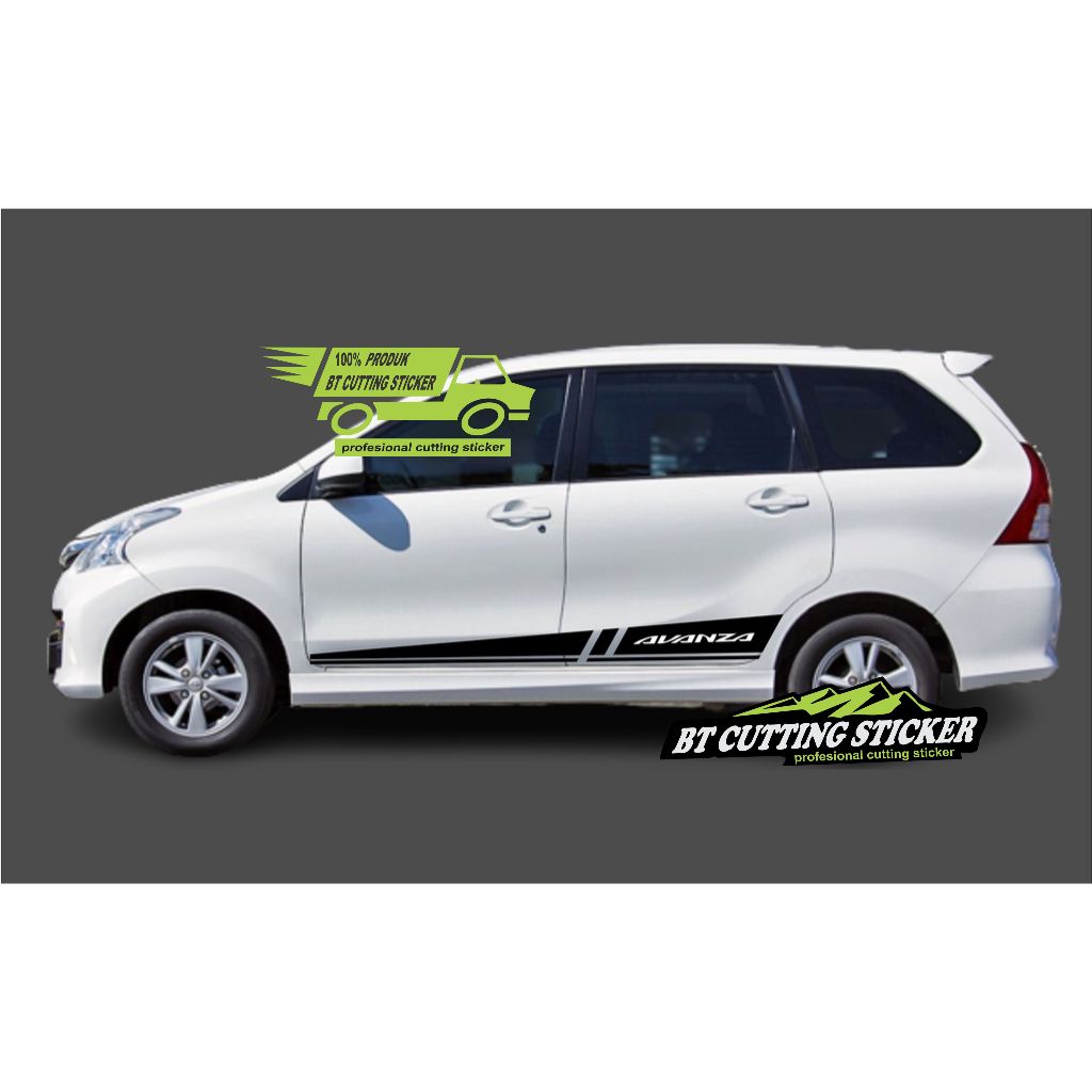 Av52 Avanza Car Sticker Avanza Sticker Cutting Toyota Avanza Sticker ...