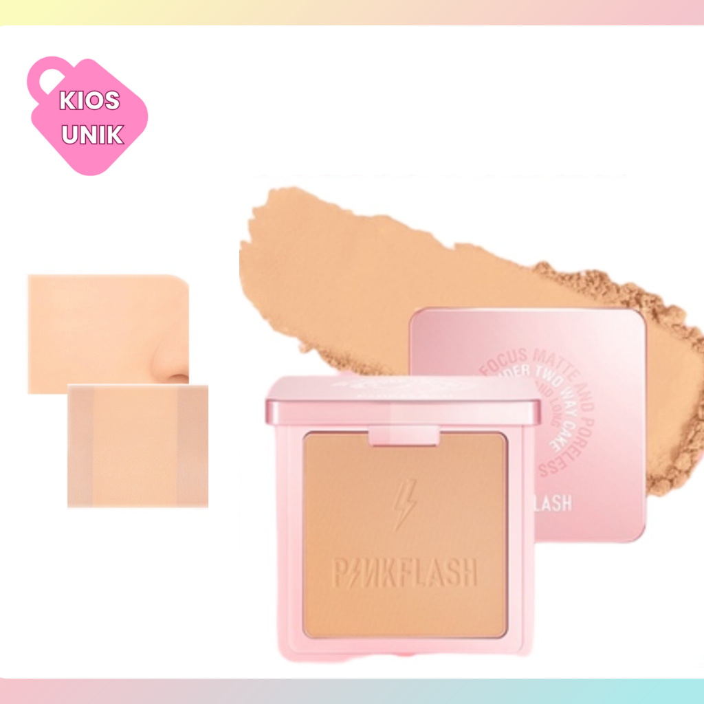 Pinkflash Two Way Cake Powder UV Protect/Duo Effect Pressed Powder ...