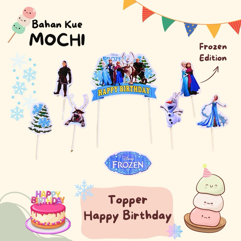 Birthday Character Topper/Birthday Cake Decoration/Happy Birthday ...