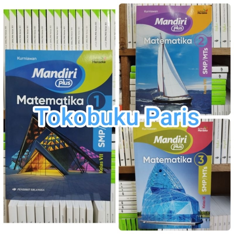 Ori Mandiri Book Plus Mathematics smp mts Class 1 7 VII, 2 8 VIII, 3 9 ...