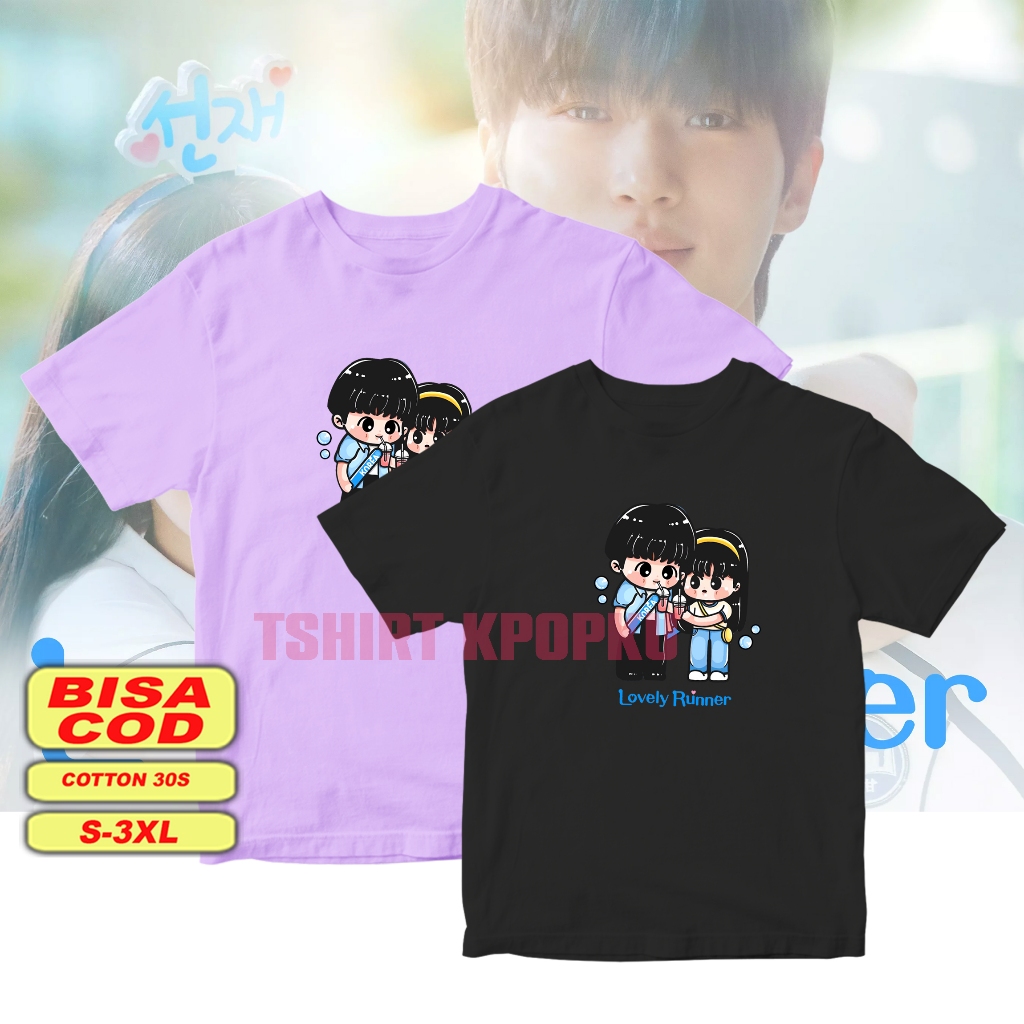 K-drama Lovely runner T-Shirt CHIBI FANART Version | Shopee Malaysia