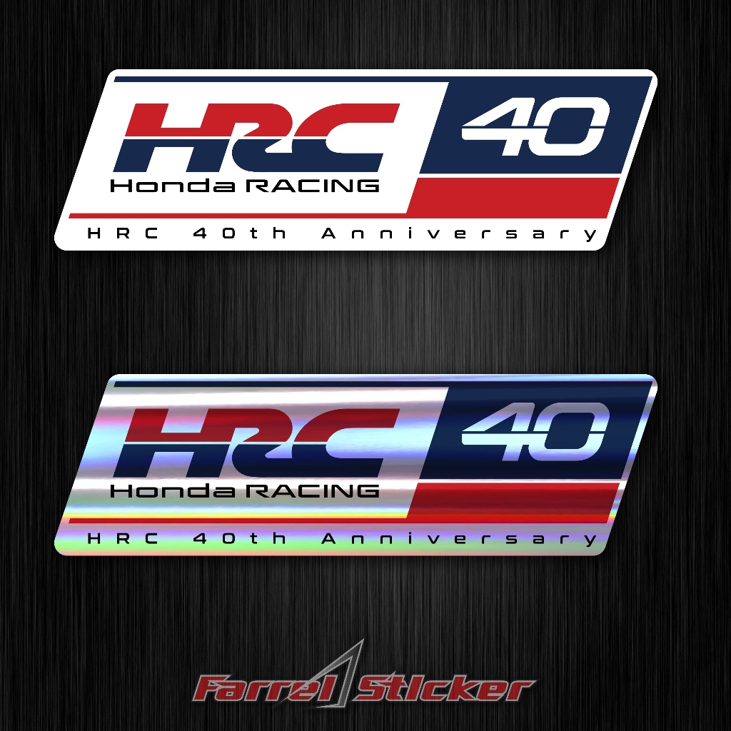 Hrc 40th anniversary printing Sticker 9 cm | Shopee Malaysia
