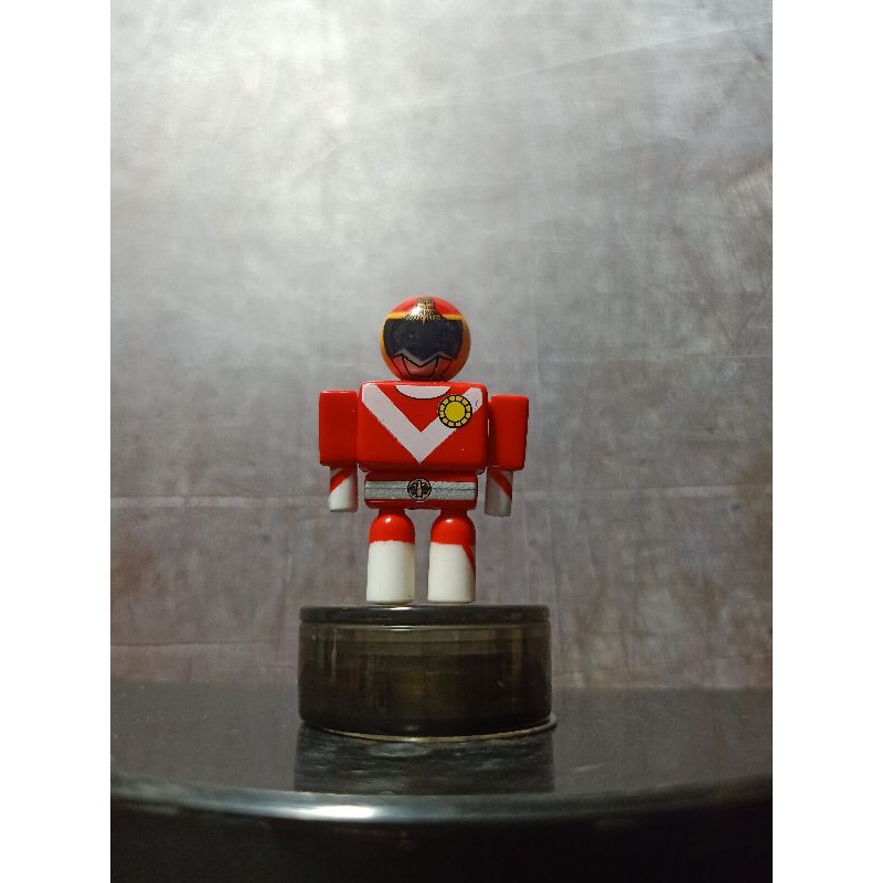 Super Sentai Mini Figure Character Sun Vulcan Red Chibi | Shopee Malaysia