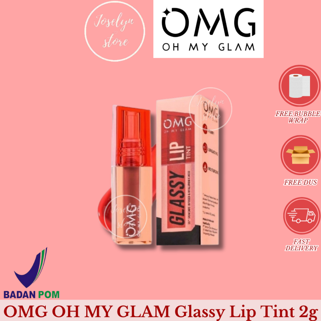 OMG OH MY GLAM Glassy Lip Tint 2g | Shopee Malaysia