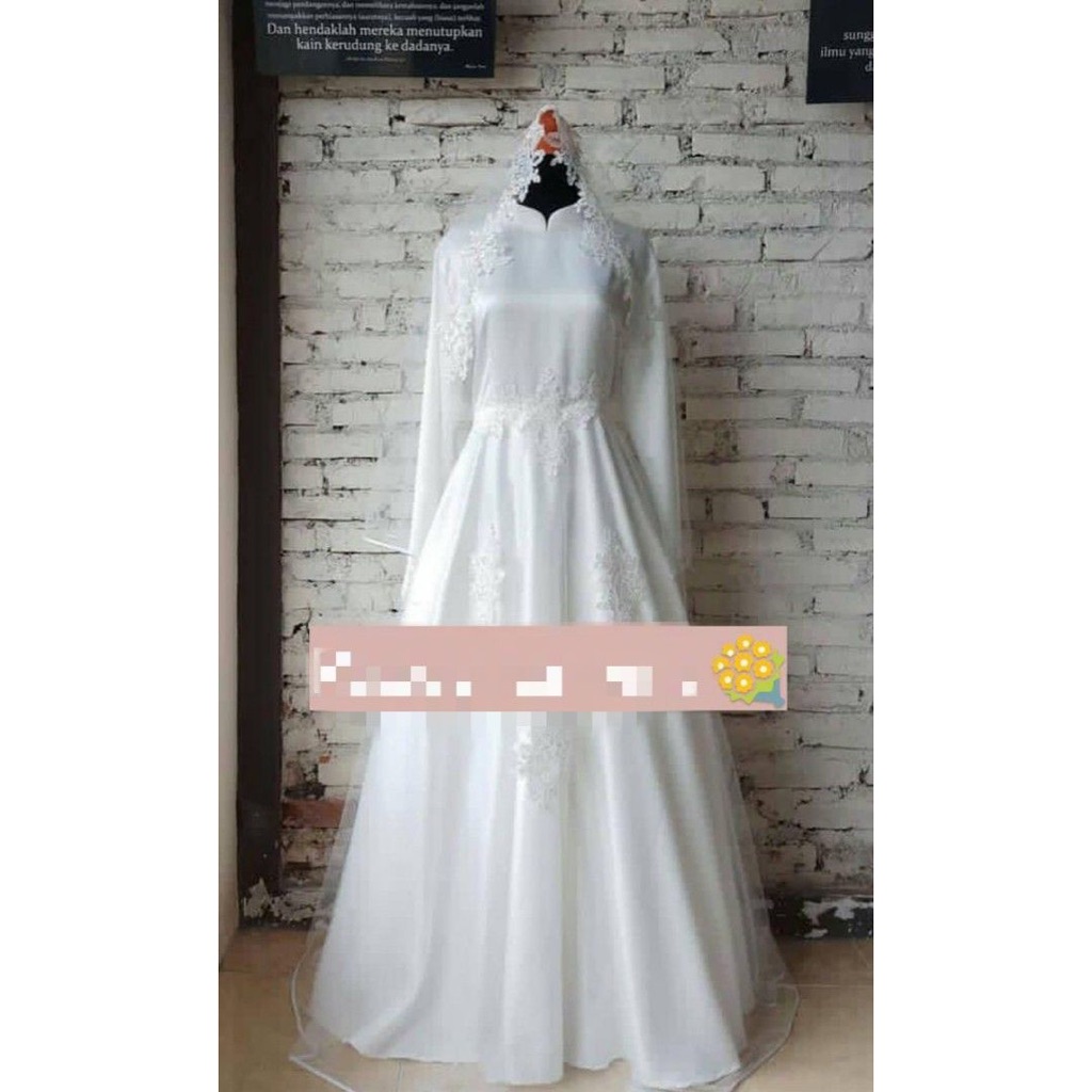 Soraya Devi wedding Dress syari | Shopee Malaysia