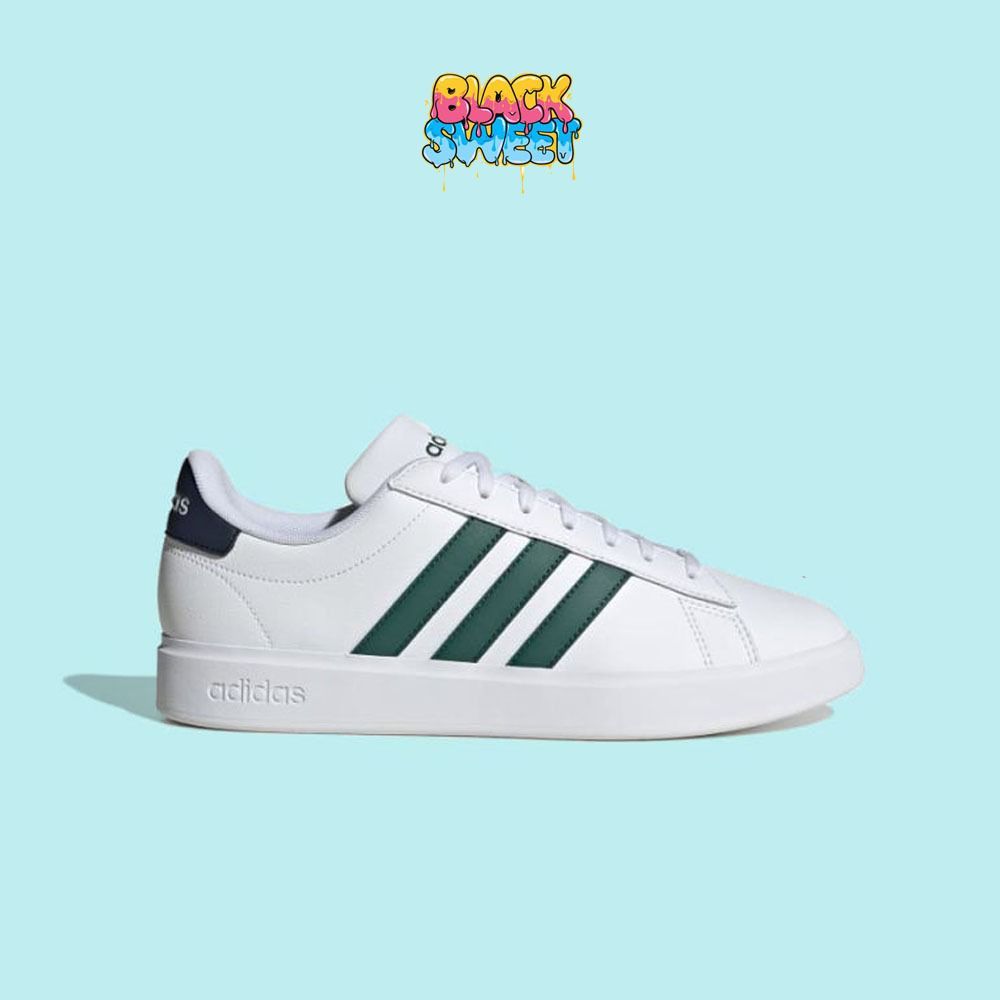 Adidas GRAND COURT WHITE Men's SNEAKERS Shoes (ID4465) | Shopee Malaysia