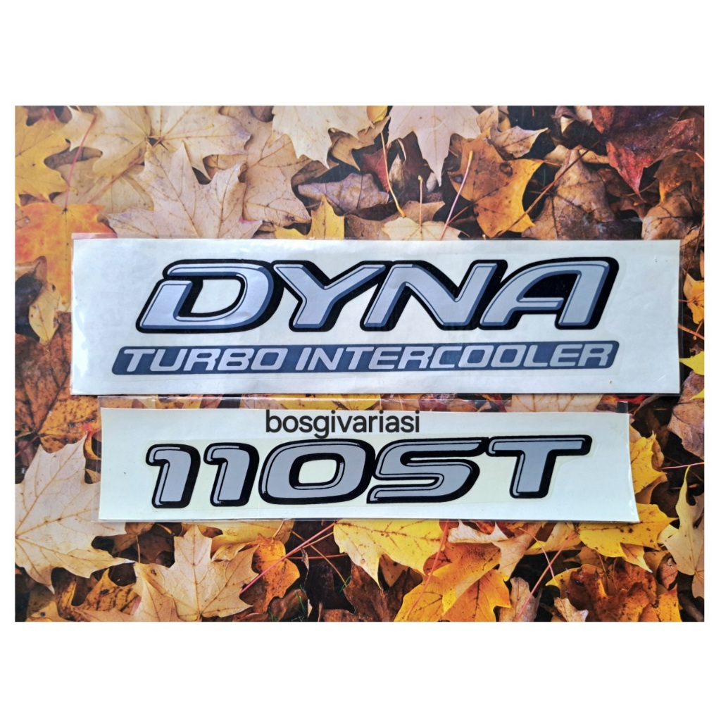 Dyna 110st Sticker/dyna turbo intercooler 110st Sticker 1set/dyna Truck ...