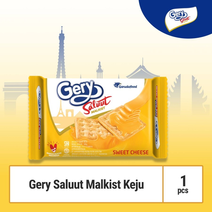 Gery Saluut Malkist Sweet Cheese 100gr | Shopee Malaysia