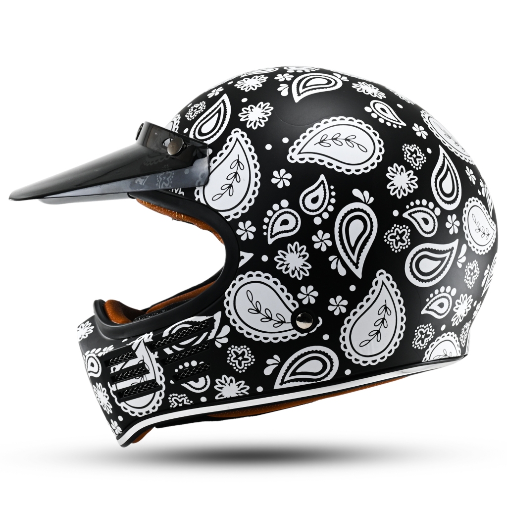 Latest SNI Jitsu Cakil Paisley Motif Helmet | Shopee Malaysia