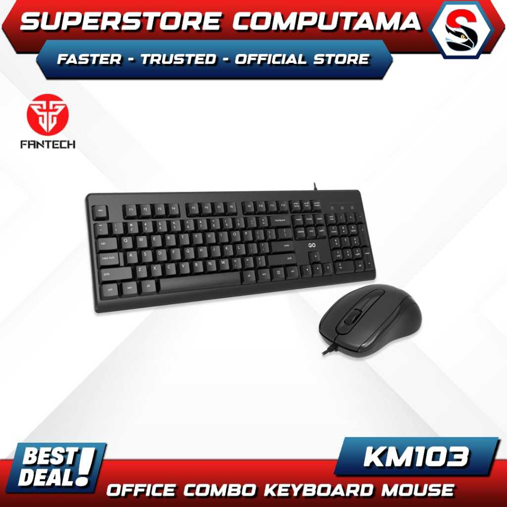 Fantech GO KM103 Keyboard Mouse Office Combo | Shopee Malaysia