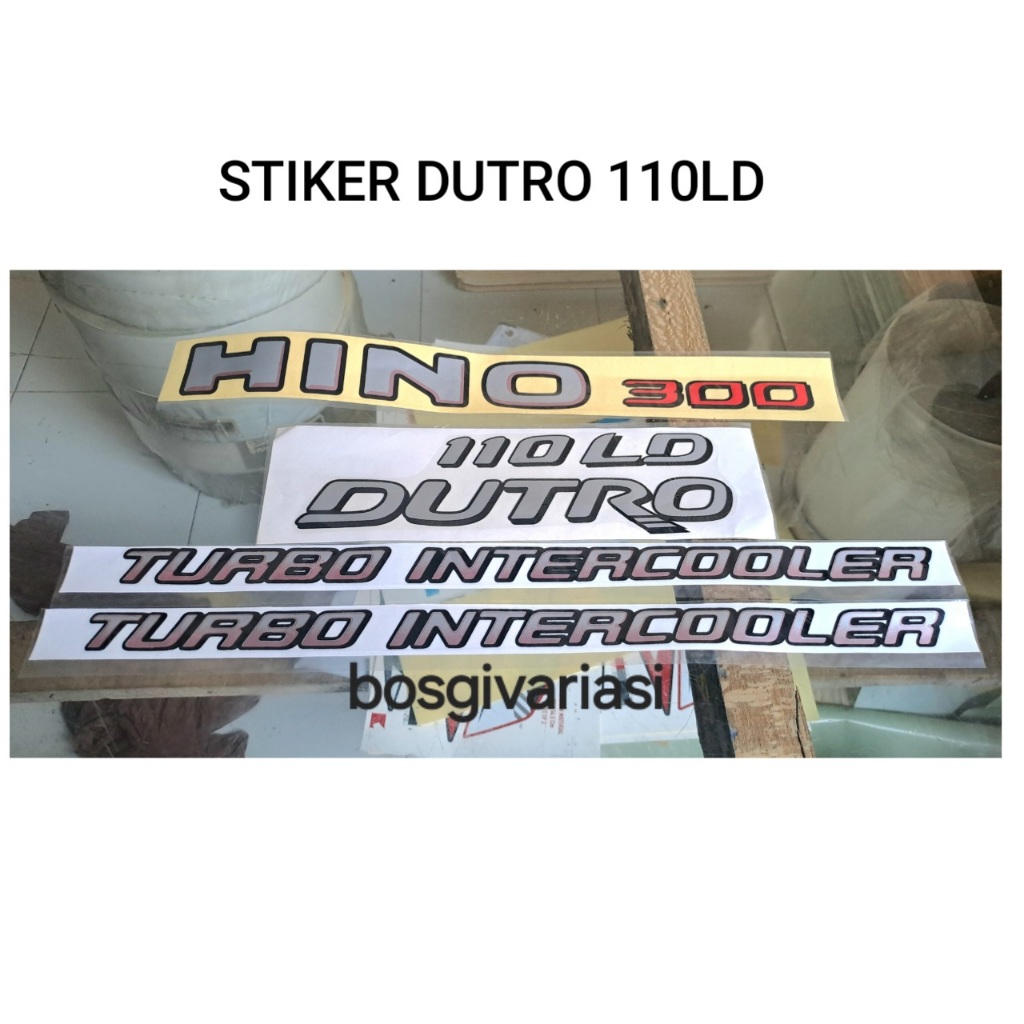 Dutro 110ld stickers / hino dutro 110ld stickers / hino 300 dutro 110ld ...