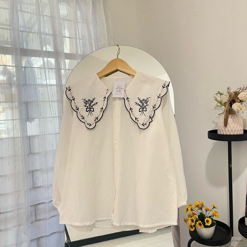 KEMEJA Leica Official ~ Shela Latest Women's Shirt Tops Simple Elegant ...