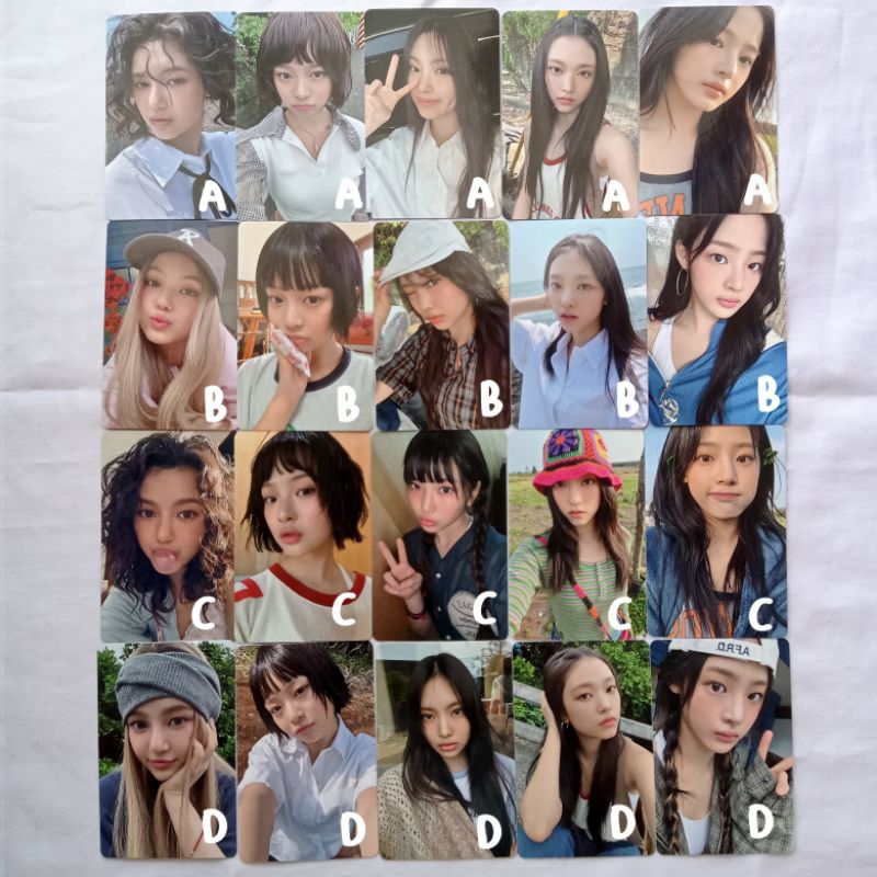 Newjeans HOW SWEET LINE FRIENDS PHOTOCARD SET HANNI HAERIN DANIELLE ...