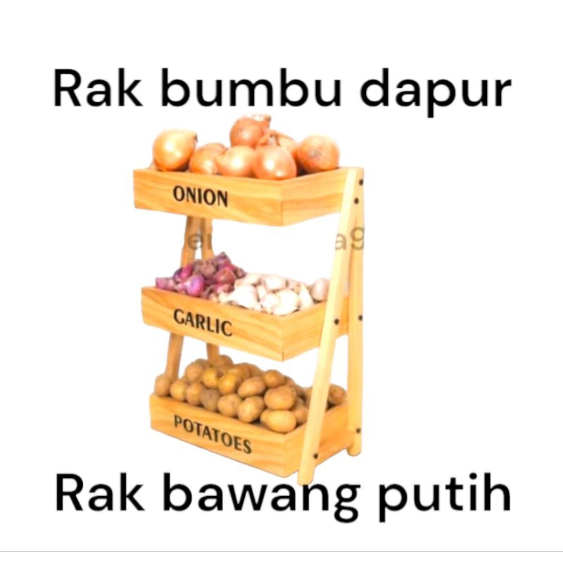 Kitchen spice rack / Onion rack 3 tiers and 2 tiers | Shopee Malaysia