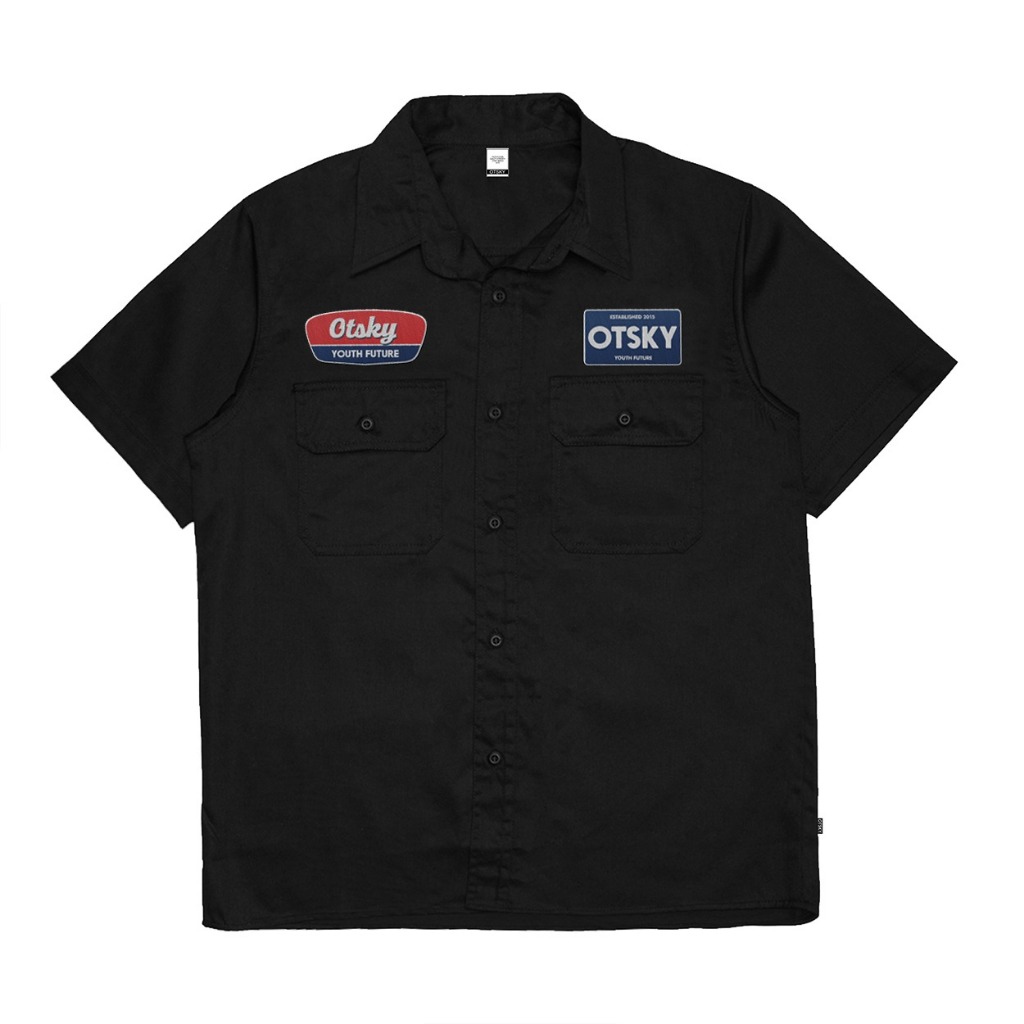 KEMEJA Otsky Men's Workshirt Otsky Skate Series | Shopee Malaysia