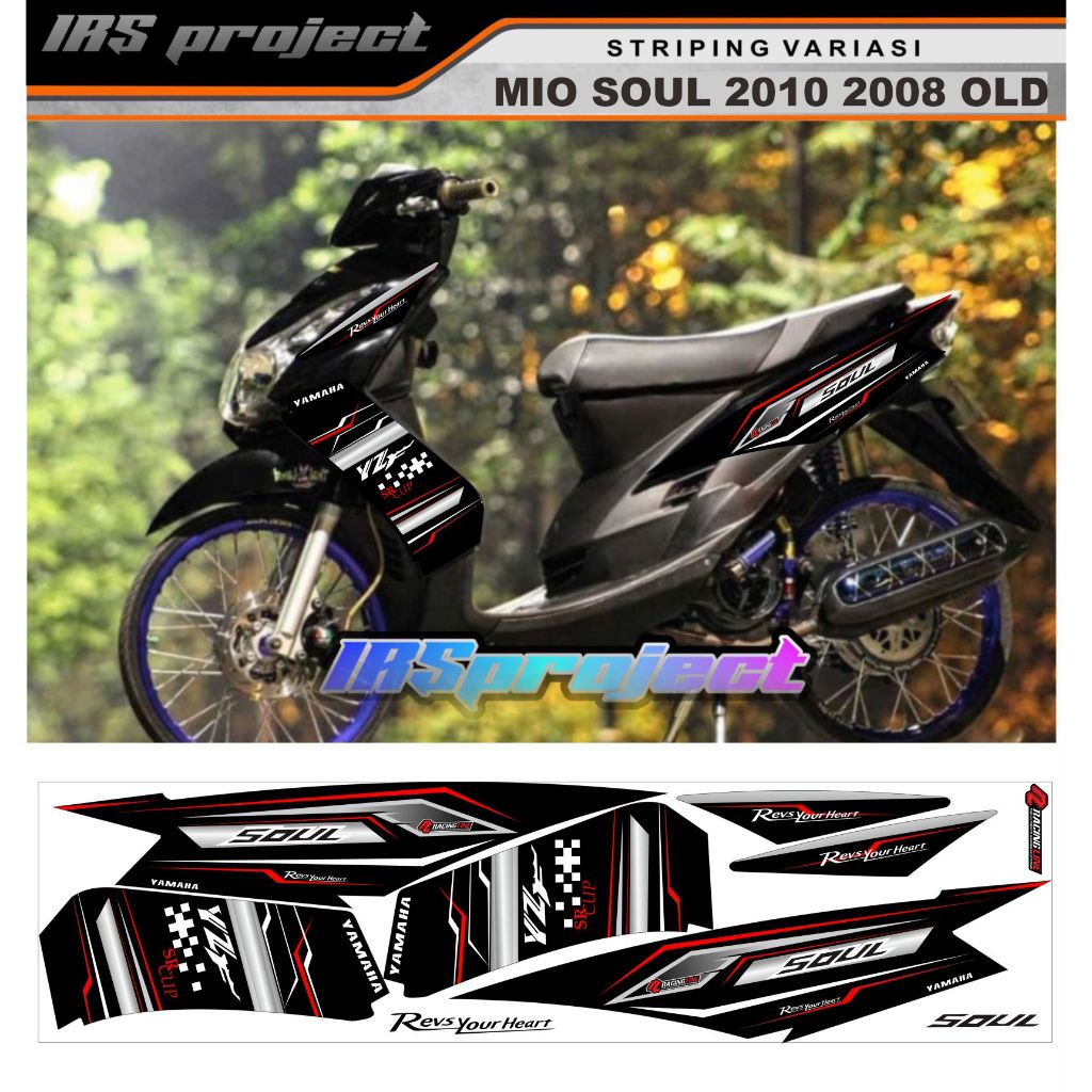 Sticker striping Variation mio soul old list costum sticker striping ...