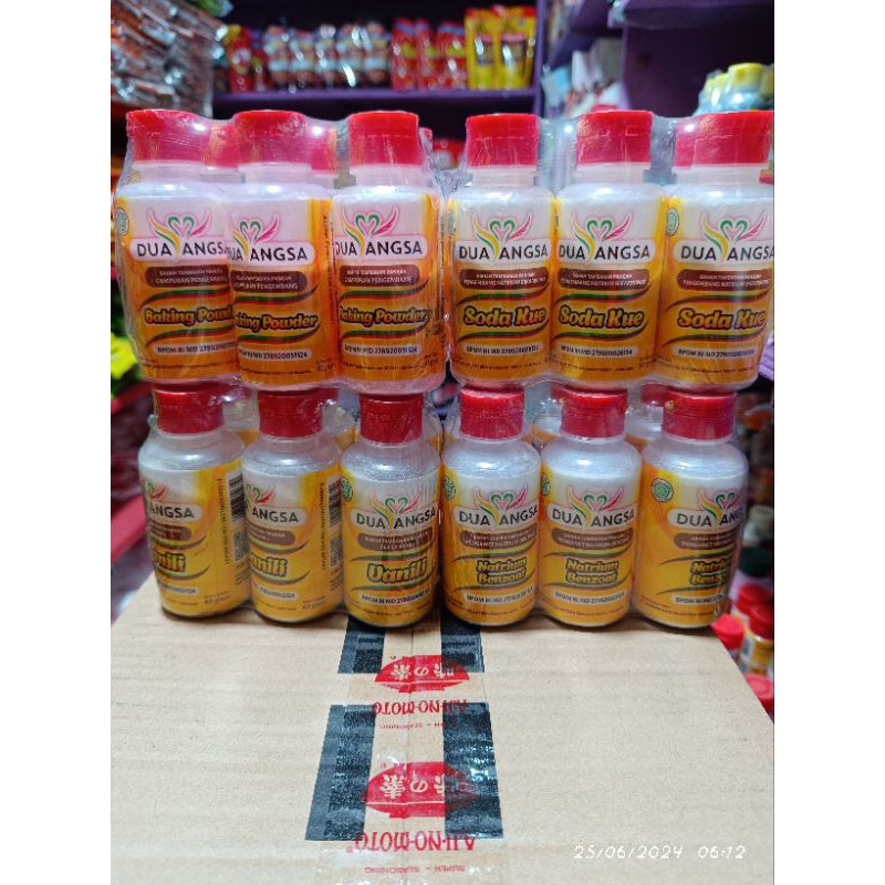 Baking Powder/Cake Soda/Vanile/Nate Benzoate/Wijen Dua Angsa (large ...