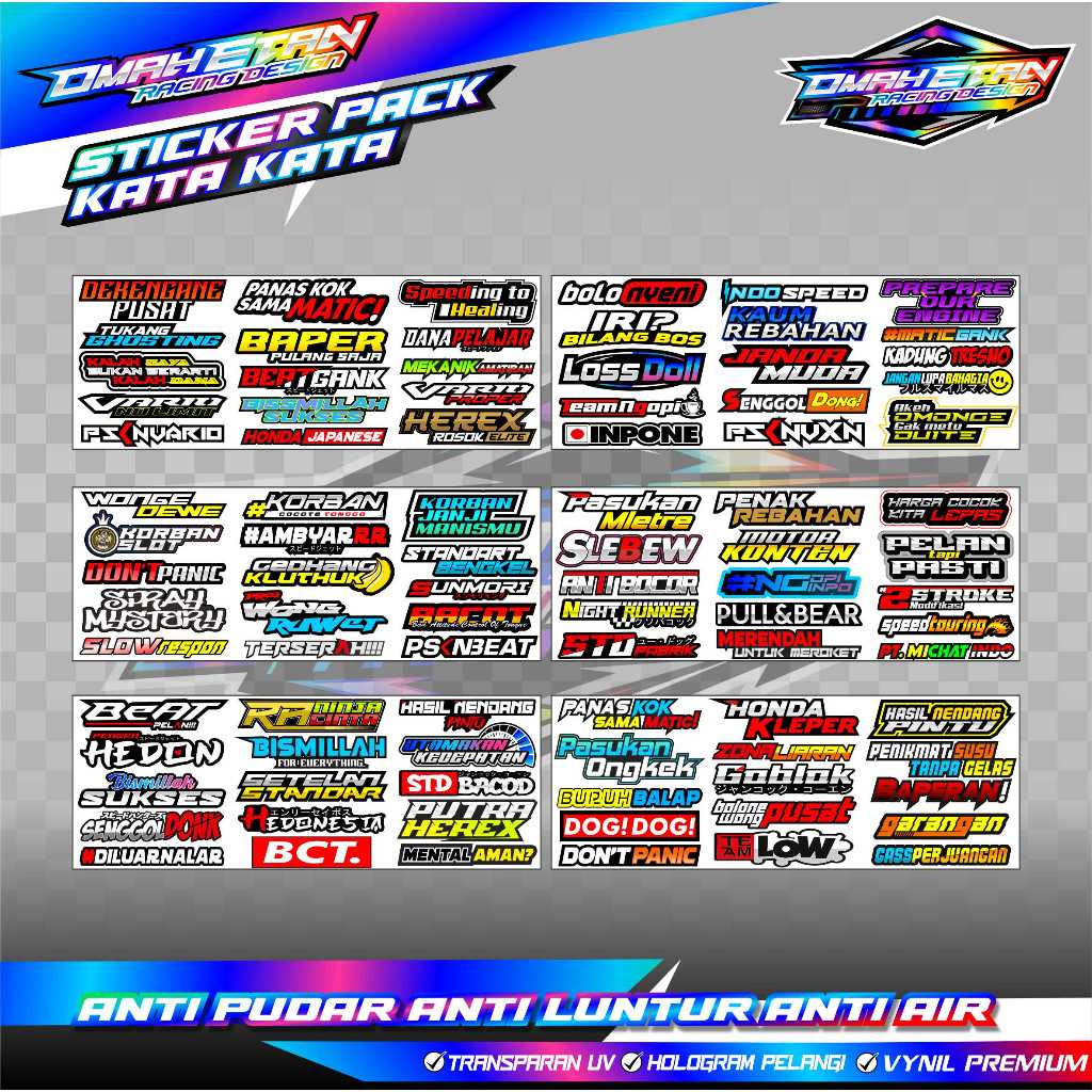 Viral Word STICKER PACK/Latest Words STICKER/Helmet STICKER/TUMBLER ...