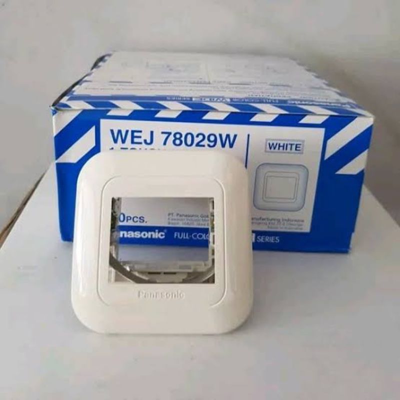 Panasonic Wide Series Frame 2 Gang 2 Device Switch Board WEJ 78029W ...