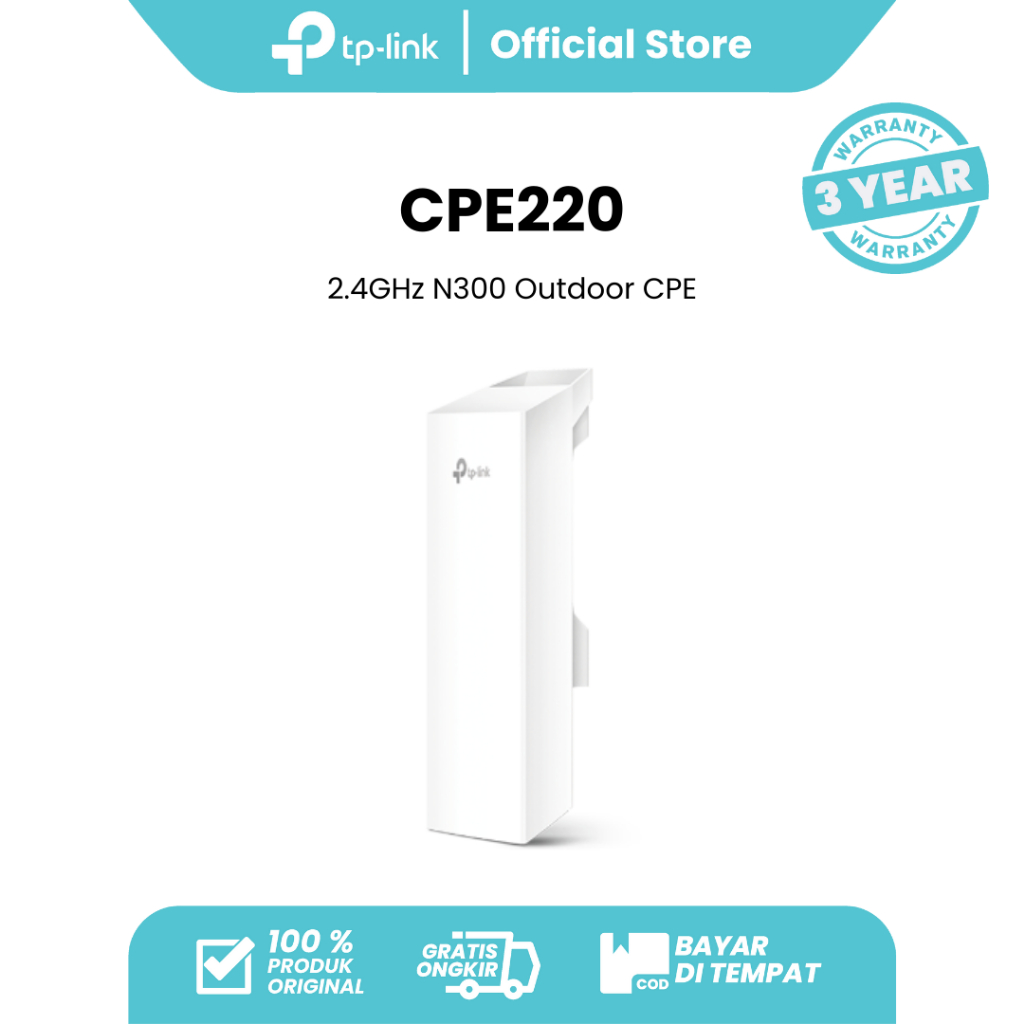 TP-Link CPE220 CPE210 | 2.4GHz 300Mbps Outdoor CPE | 12dBi | Pharos ...