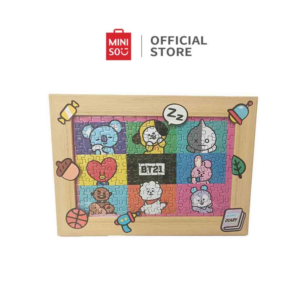 Miniso x BT21 Collection Puzzle Photo Frame Confusing DIY Puzzle ...