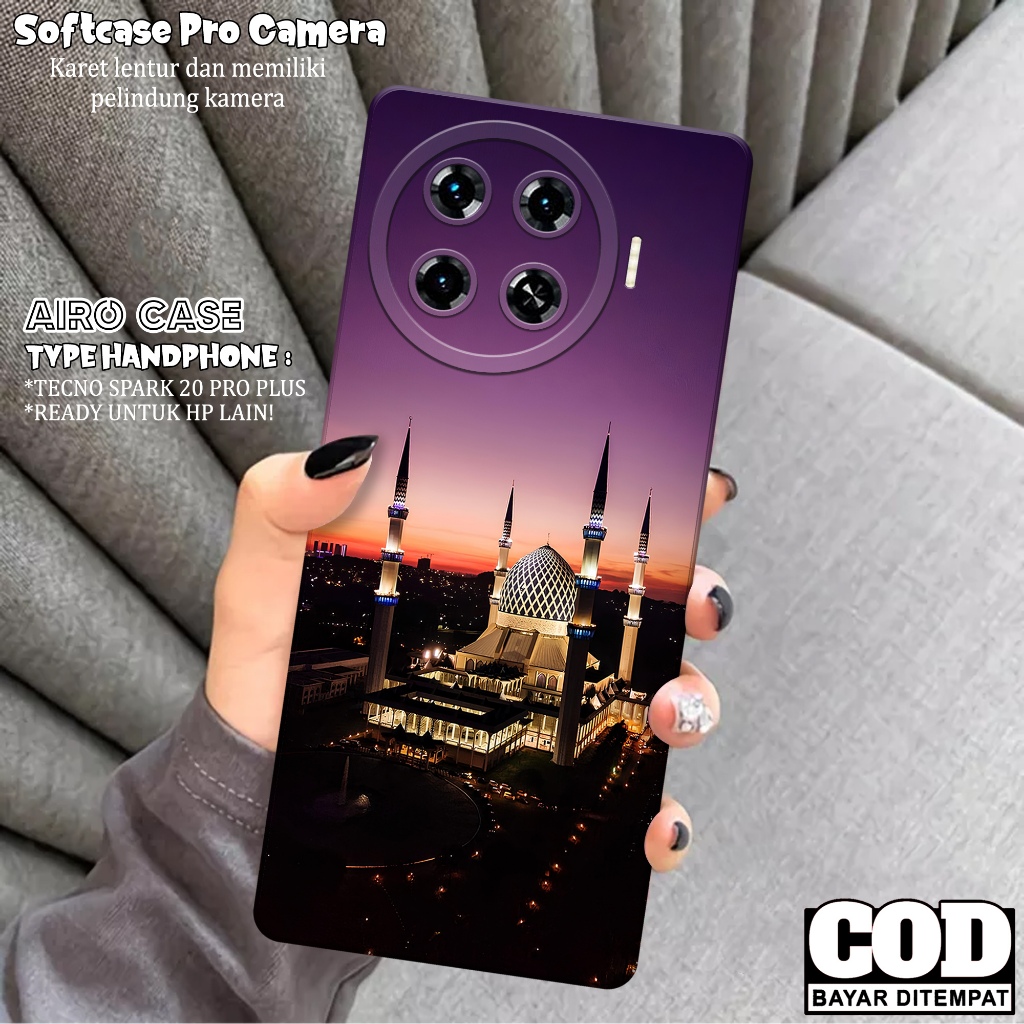 Case Tecno Spark 20 Pro Plus Softcase Tecno Spark 20 Pro Plus Mosque Fashion Case Casing