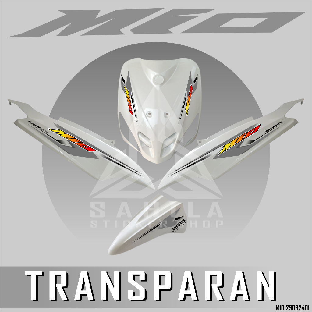 Striping STICKER MIO TRANSPARENT SIMPLE SPORTY SMILE OLD SIMPLE ...