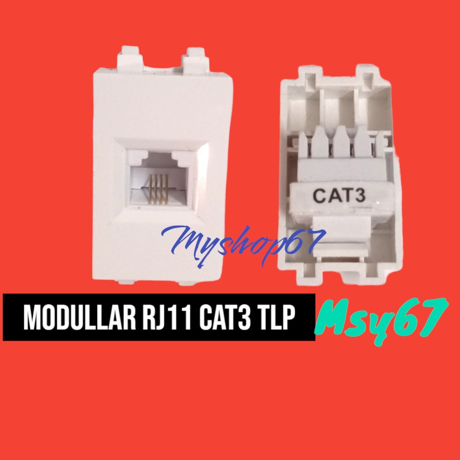 Cat3 telephone Rj11 Modular for floor sockets | Shopee Malaysia