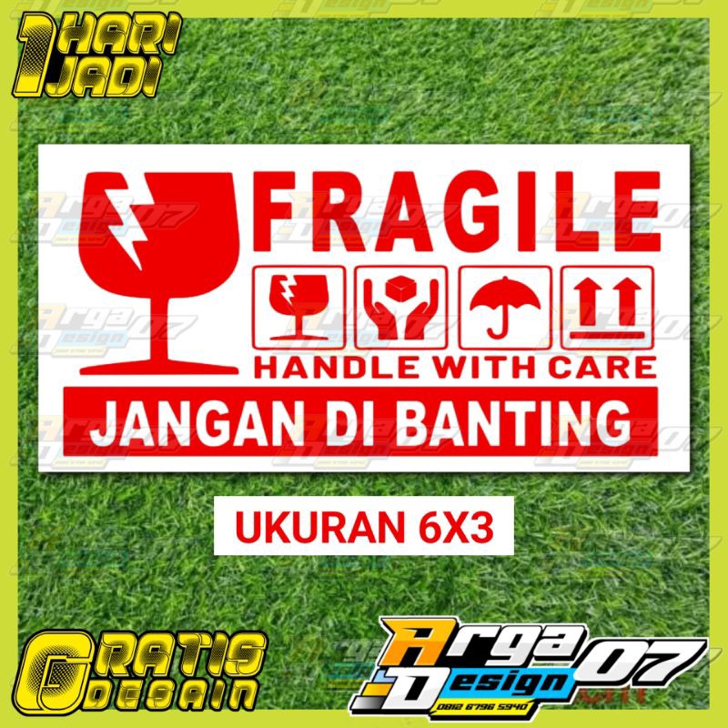 Fragile STICKER CONTENTS 200PCS | Shopee Malaysia