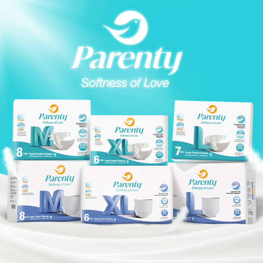 Parenty Adult Pants And Tape Diapers Soft M8 L7 XL6 Adult Diaper Pants ...