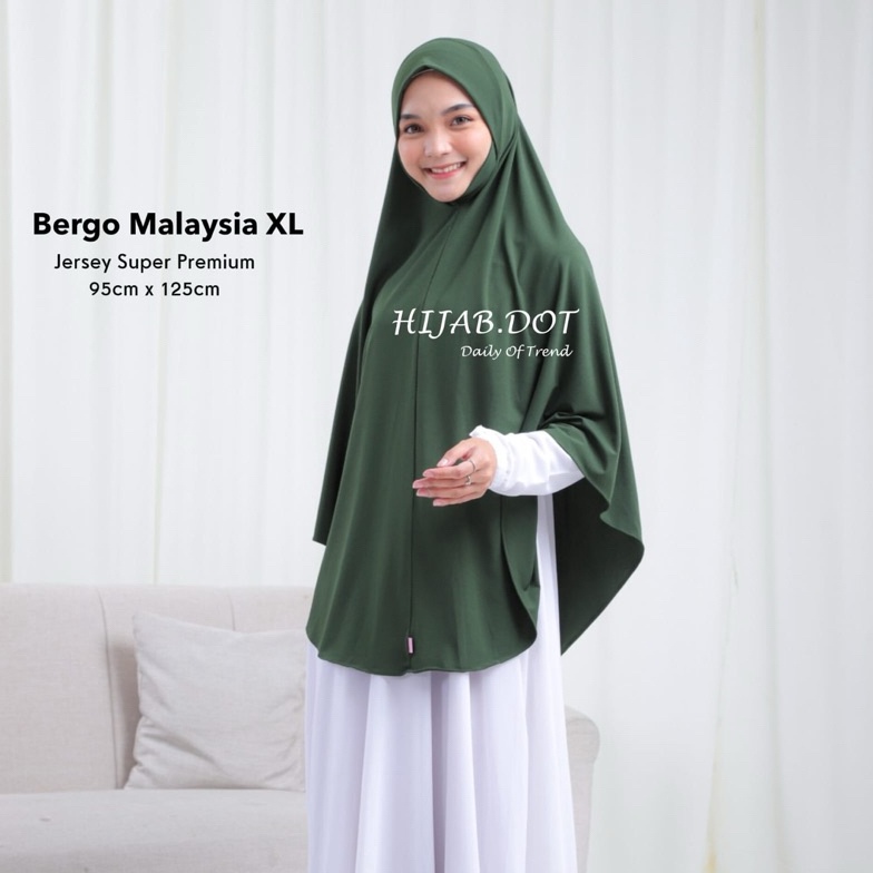 Limitless Bergo Malaysia Jumbo XL By HIJABDOT | Shopee Malaysia