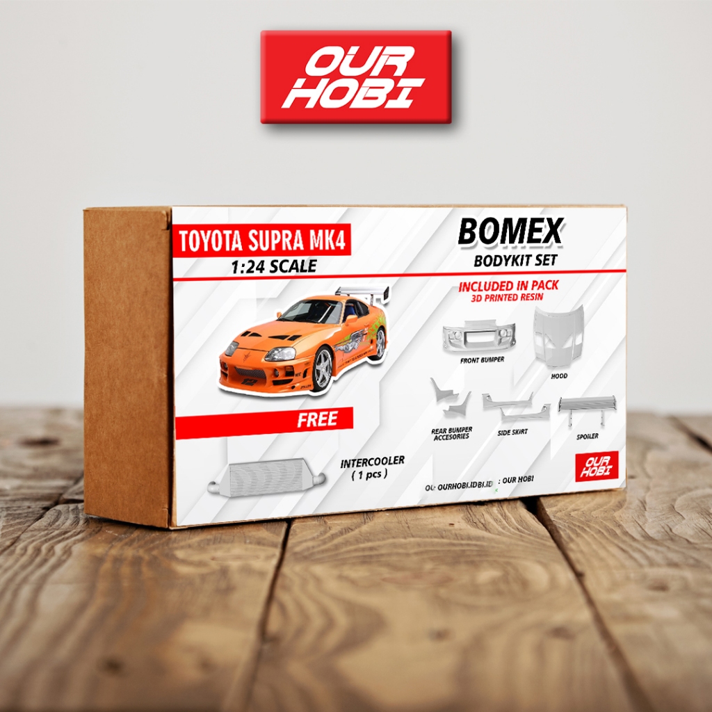 Body Kit Transkit Model Supra MK4 BOMEX 1/24 Tamiya/Fujimi/Aoshima ...