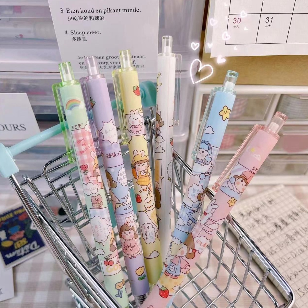 Tt Gel Pen Cartoon Motif Pen Student And Office Cute Pen Cartoon Motif ...