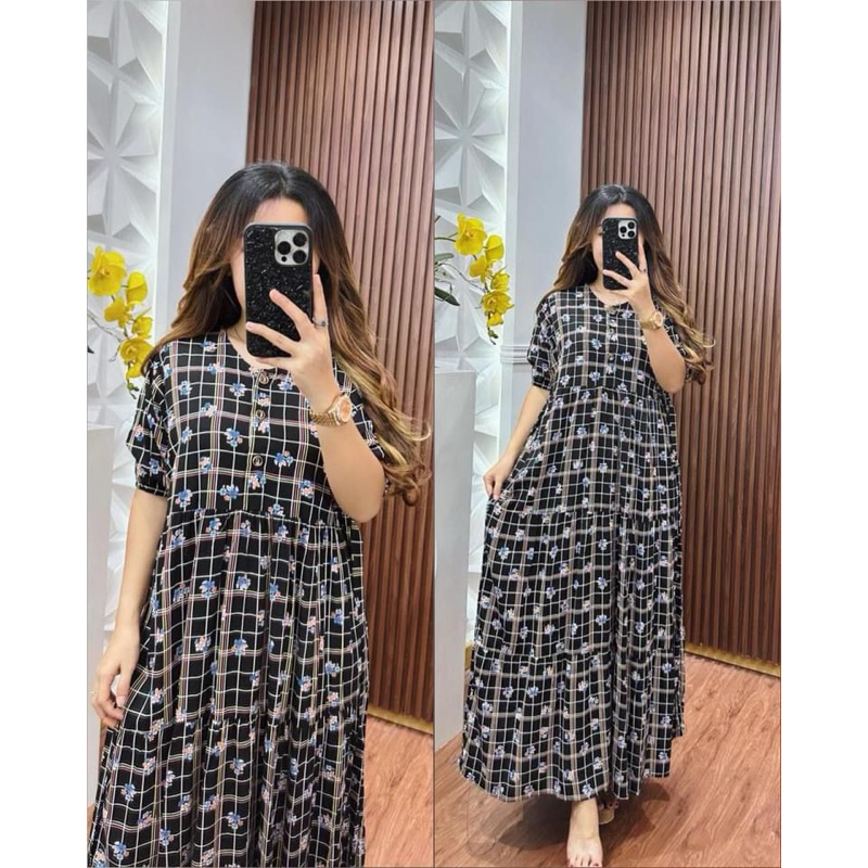 Sania DRESS DST/Long Negligee DST | Shopee Malaysia