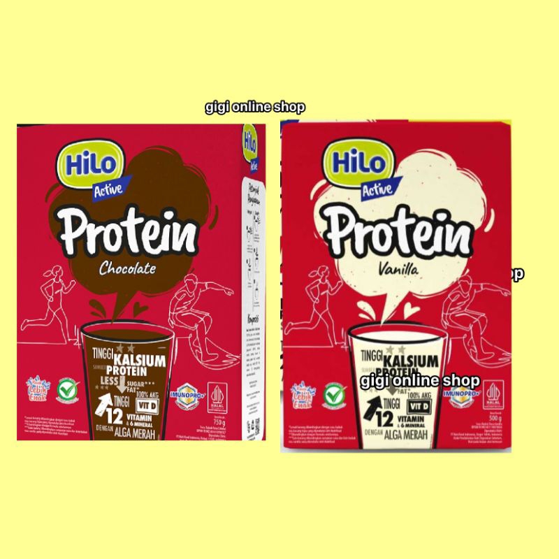 MERAH Hilo Active 200 250 gr 500gr - High Calcium Adult Milk Source of ...