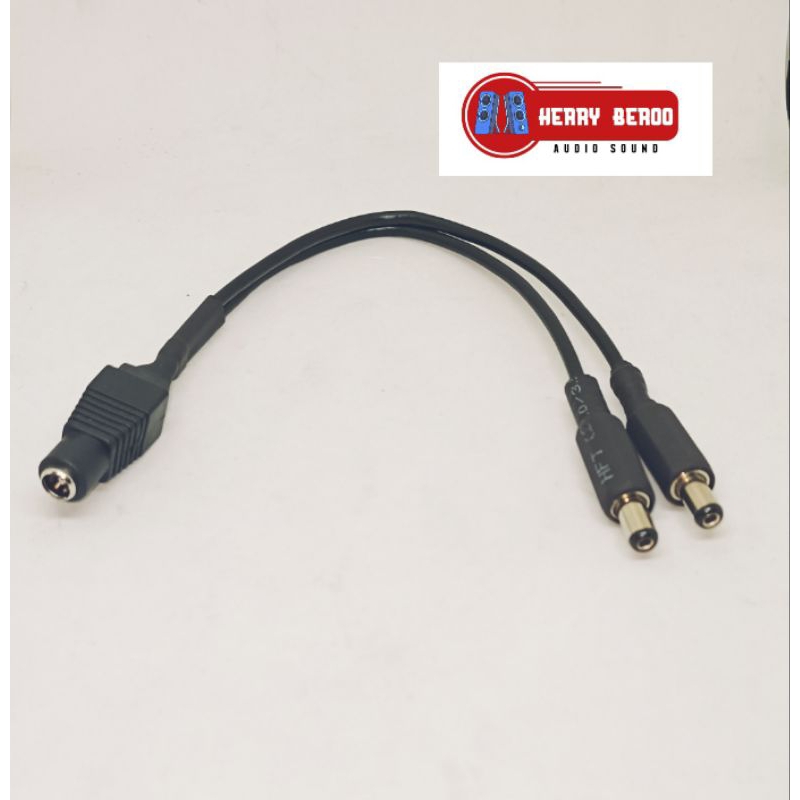 Daisy chain 2 way guitar effects adapter branch cable | Shopee Malaysia