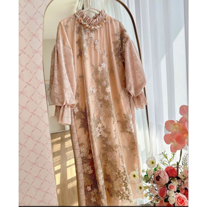 Original BLOOM MIDI ALAIA SAMARA Long Dress | Shopee Malaysia