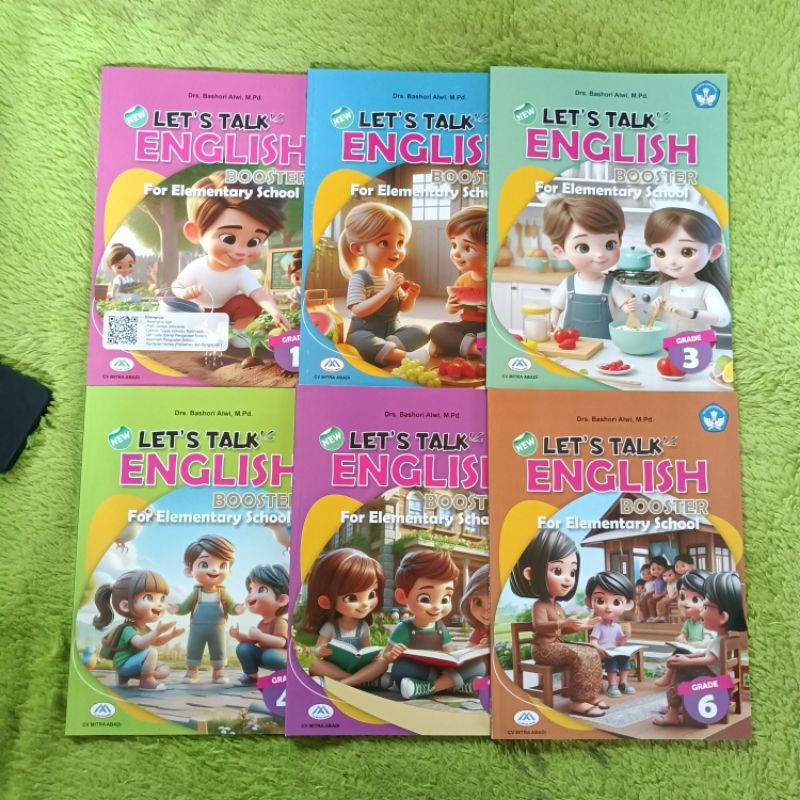 Original ENGLISH Book NEW LET'S TALK ENGLISH BOOSTER Class 1 2 3 4 5 6 SD/MI | Shopee Malaysia