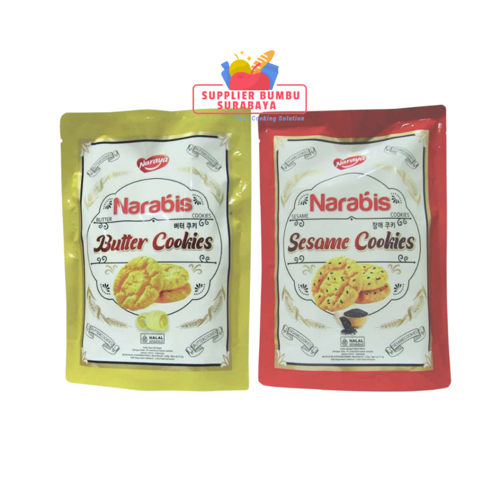 Naraya Narabis Butter Sesame Cookies 220g | Shopee Malaysia