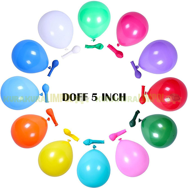 Matte Latex Balloons Birthday Event Balloons Size 5 Inch Unit | Shopee ...