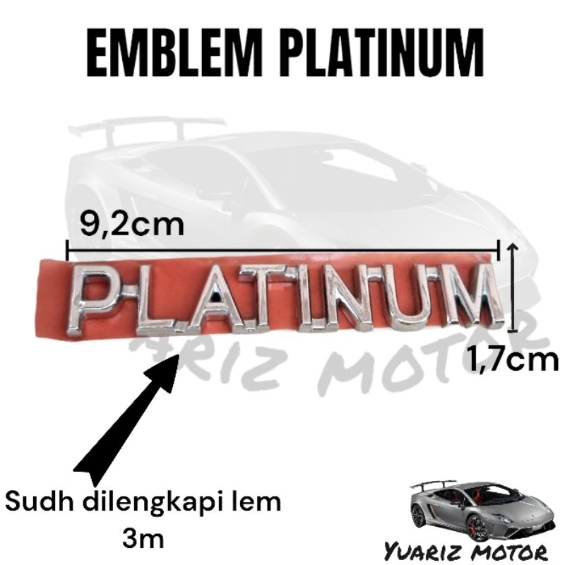 Original platinum writing Emblem, platinum logo, original platinum ...