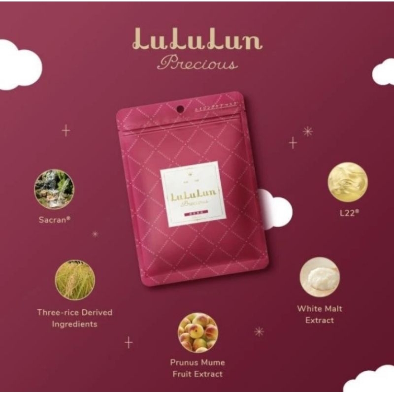 Lululun Precious Face Mask Ori From Japan (7 Sheet Mask) | Shopee Malaysia