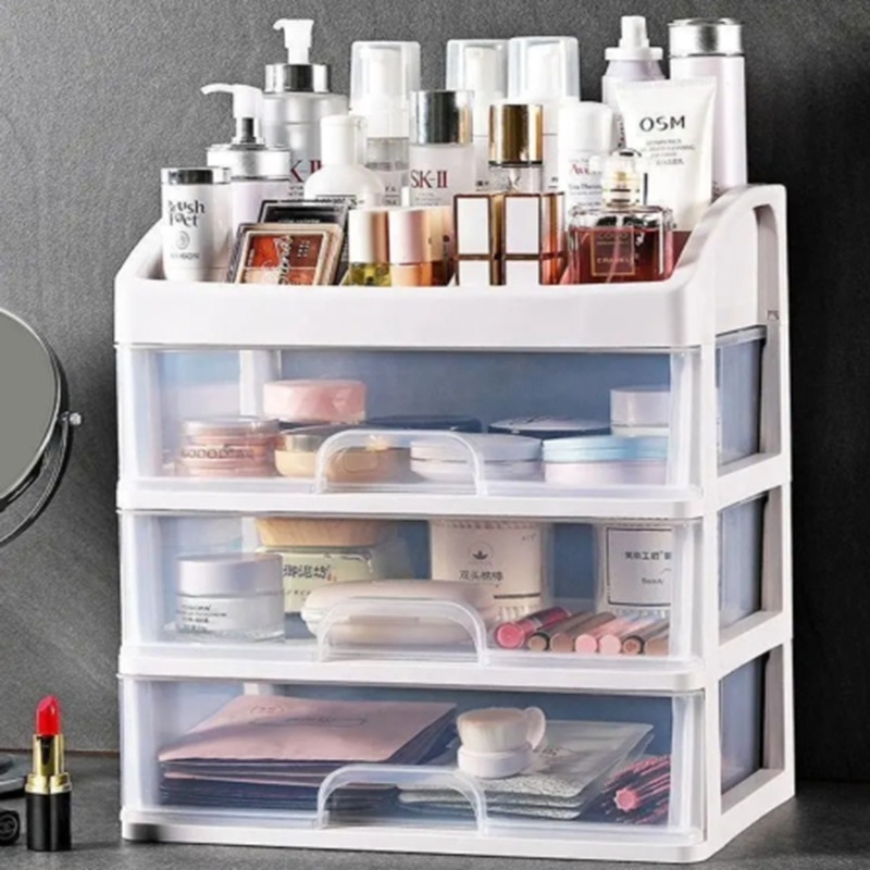 Al MULTI-Function Cosmetic Rack/Cosmetic Rack/3-Tier Drawer Cosmetic ...