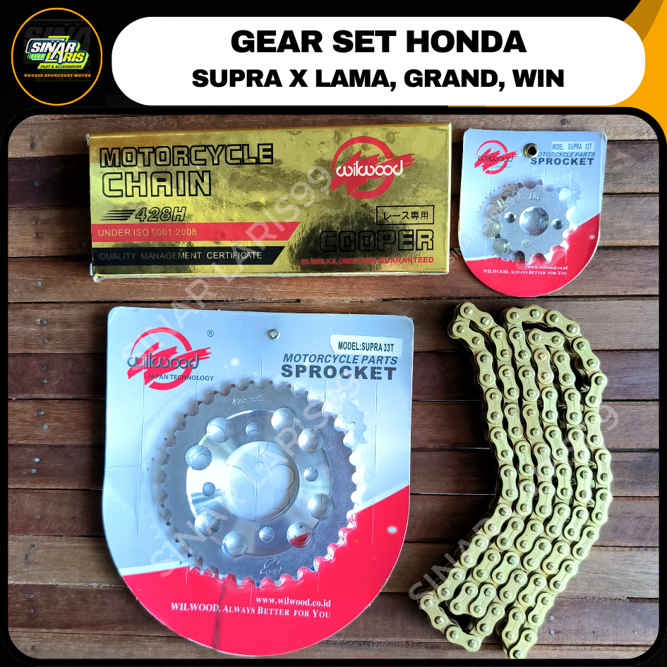Gear SET GEAR SET SUPRA LAMA, GRAND, WIN, Legend Chain GOLD FULL ...
