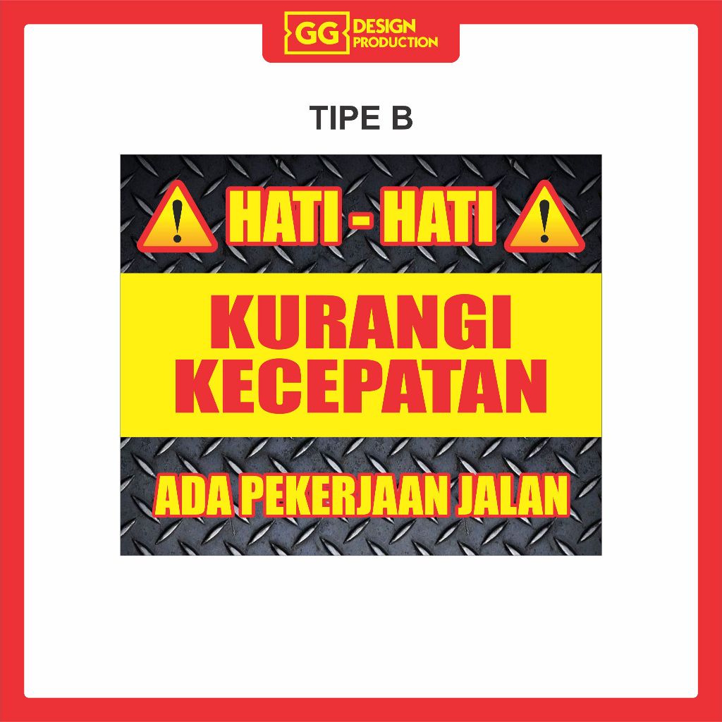 Mmt BANNER BANNER Signs Heart Project Road Repair Work | Shopee Malaysia