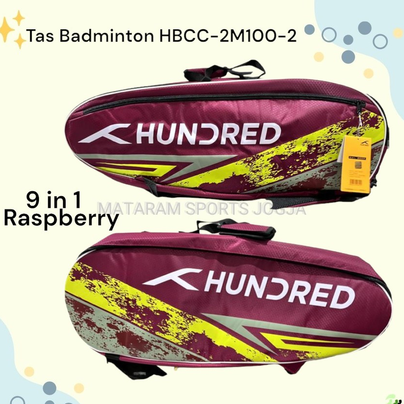 Original HUNDRED HBCC-2M100 9 IN 1 BADMINTON BAG | Shopee Malaysia